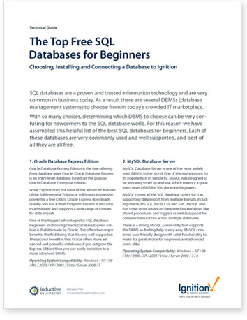 Top Free SQL Databases for Beginners - InductiveAutomation.com